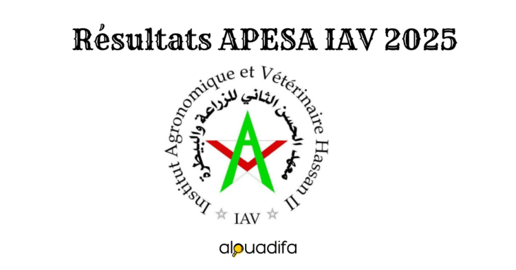 Résultats de Présélection - Concours APESA IAV 2025/2026